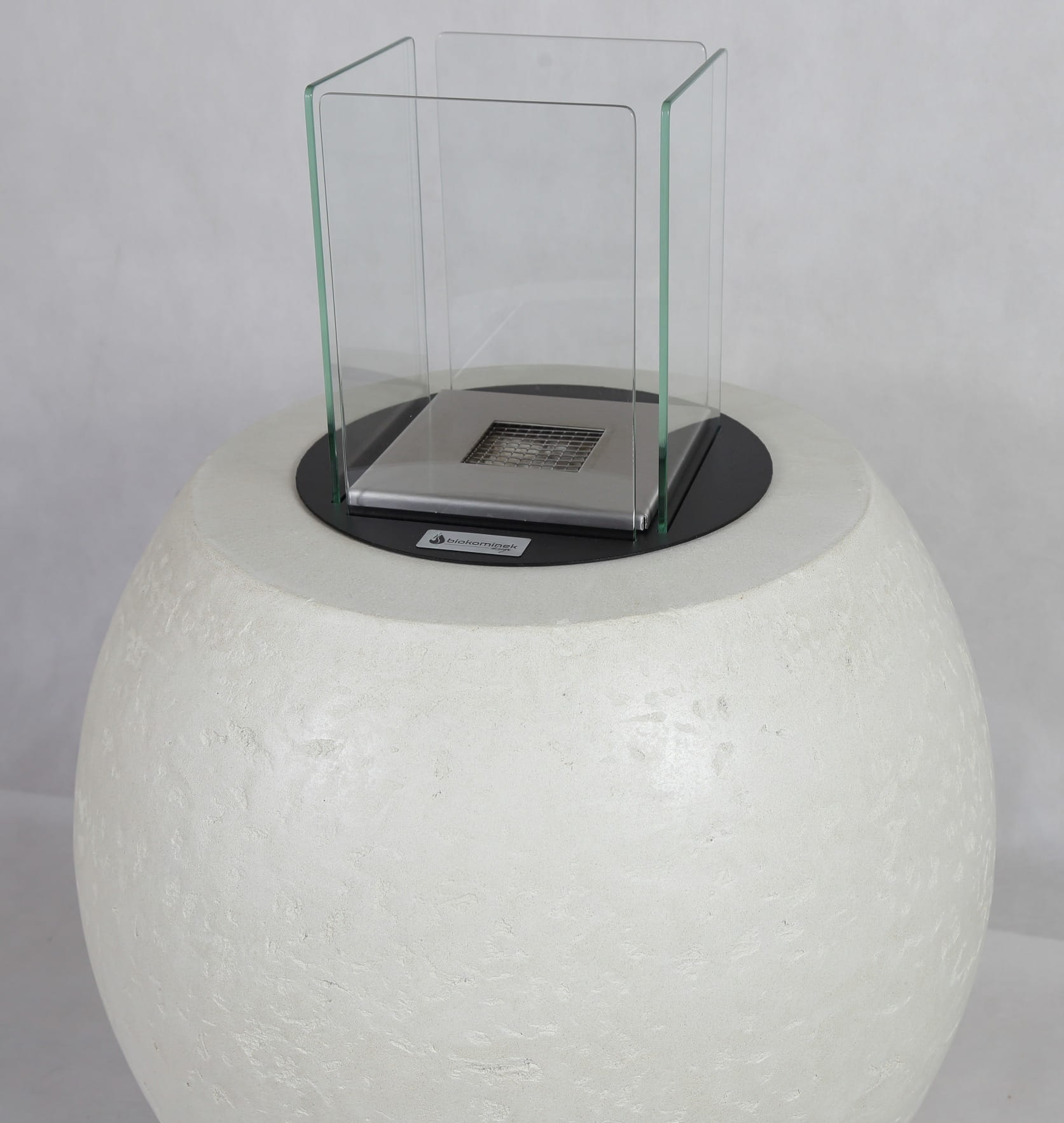 Biokominek wolnostojący Luna | śr. 30 cm, wys. 24 cm