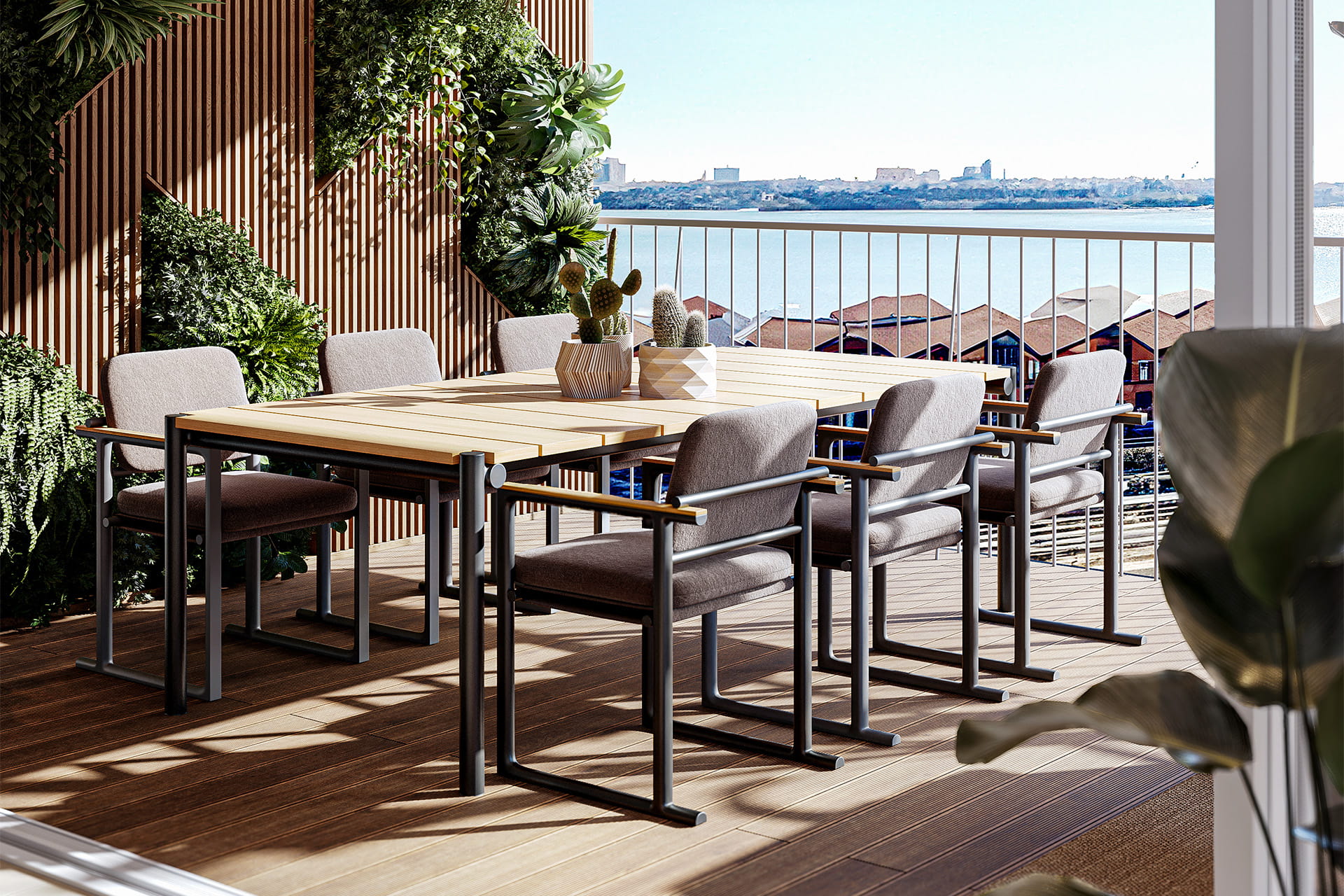 Krzesło ogrodowe Tulum 58x56x85h Vondom 65079