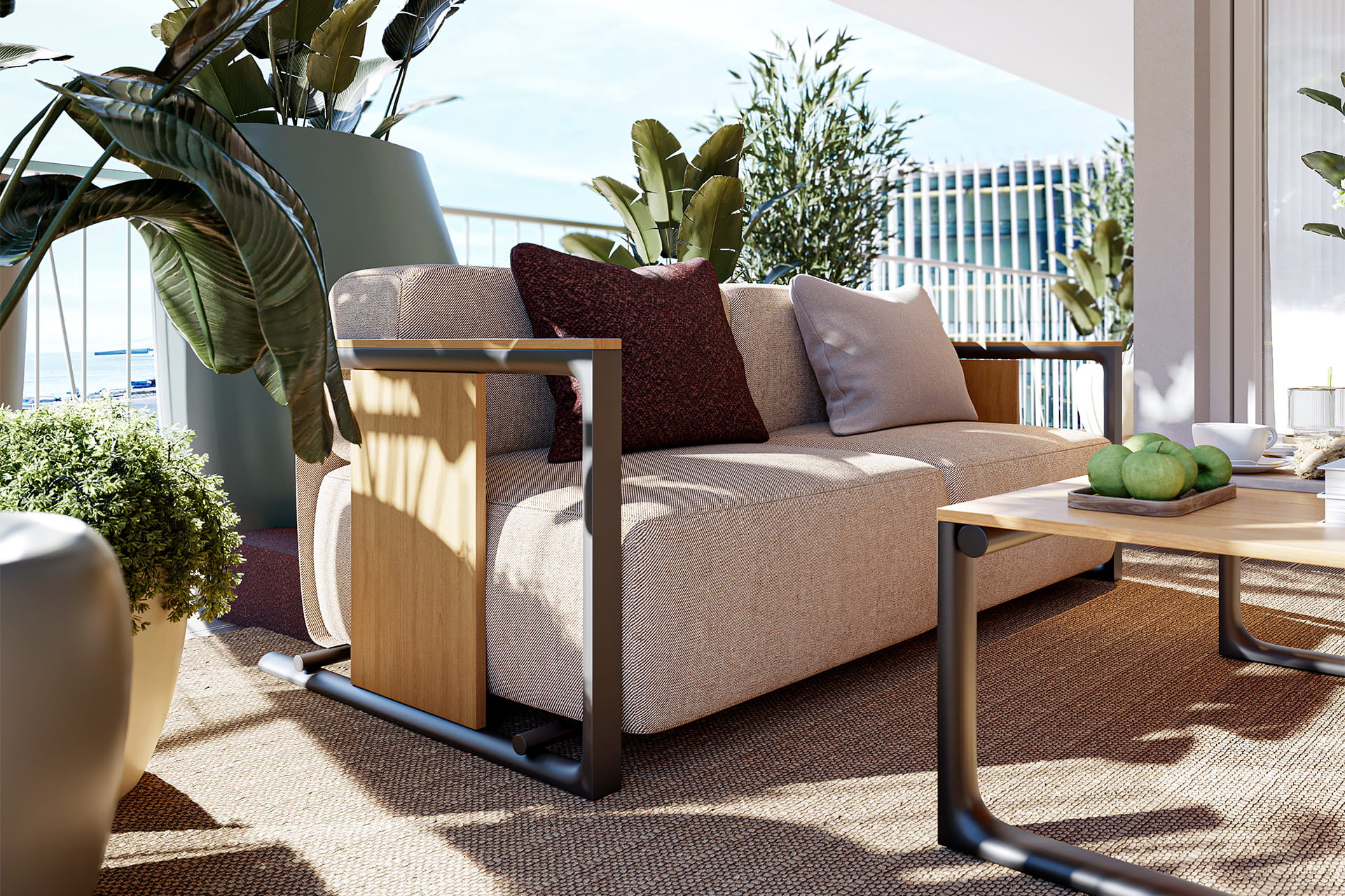 Sofa Tulum 194x96x77h Vondom 65071