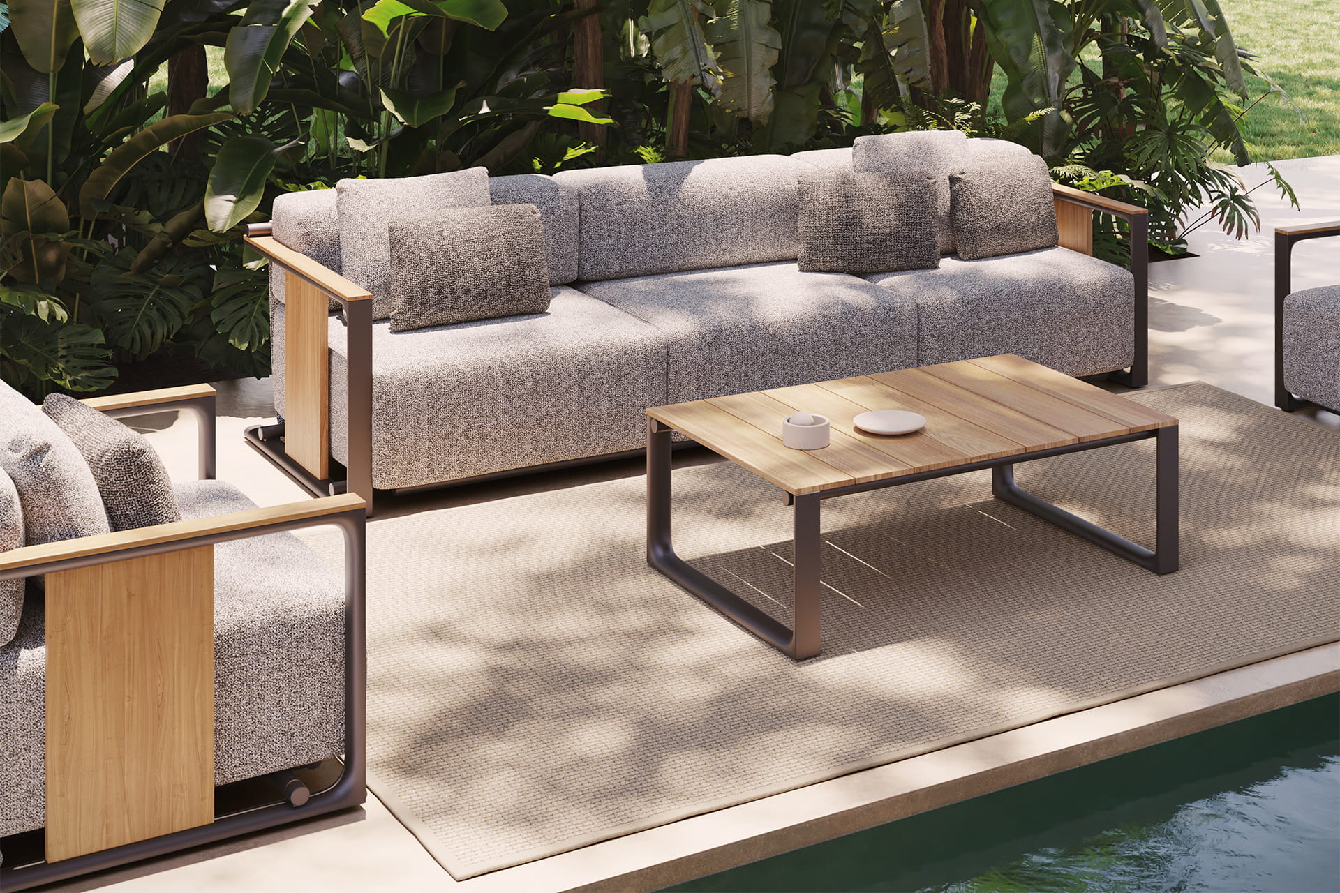 Sofa Tulum 194x96x77h Vondom 65071